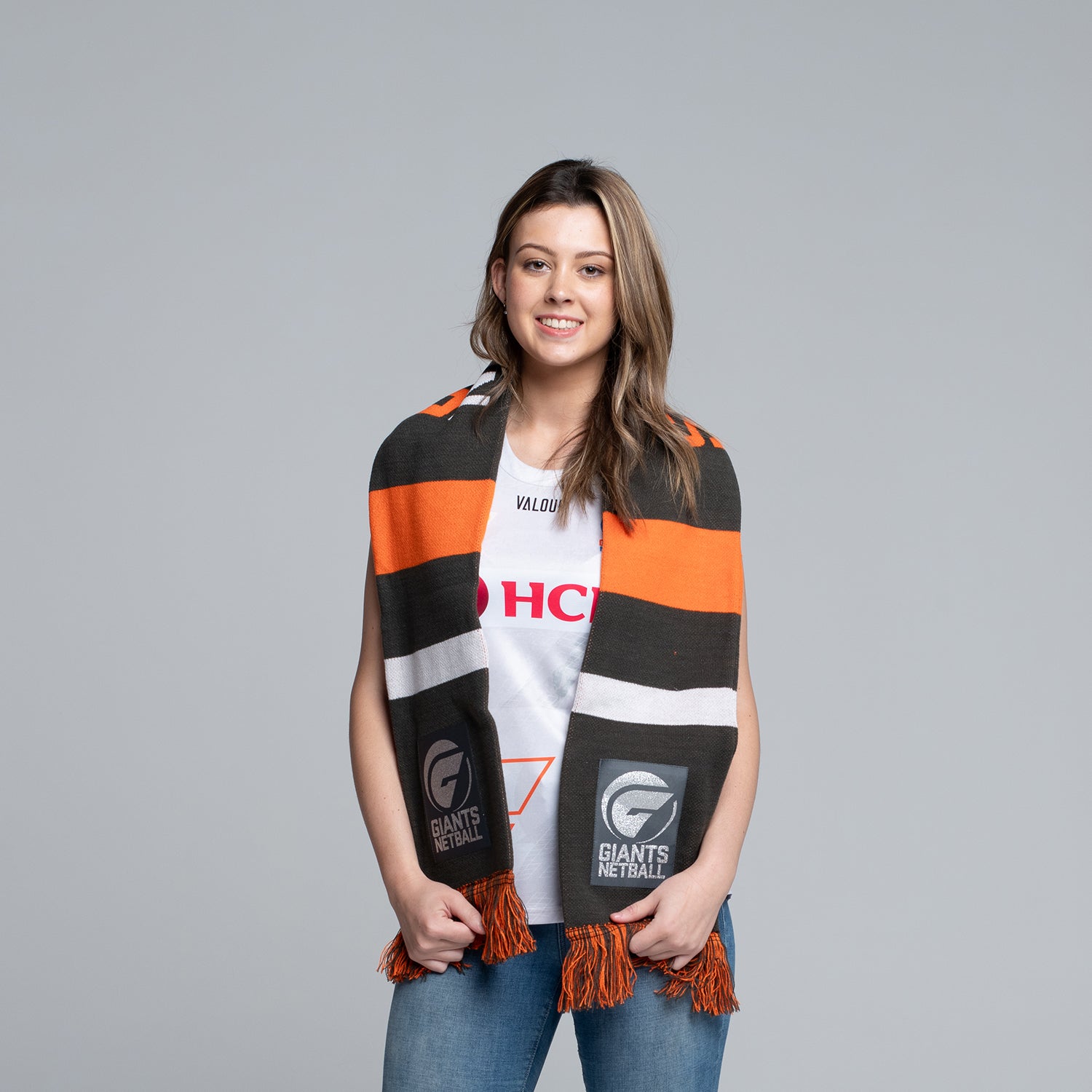 GIANTS Netball knitted Scarf – Valour Sport
